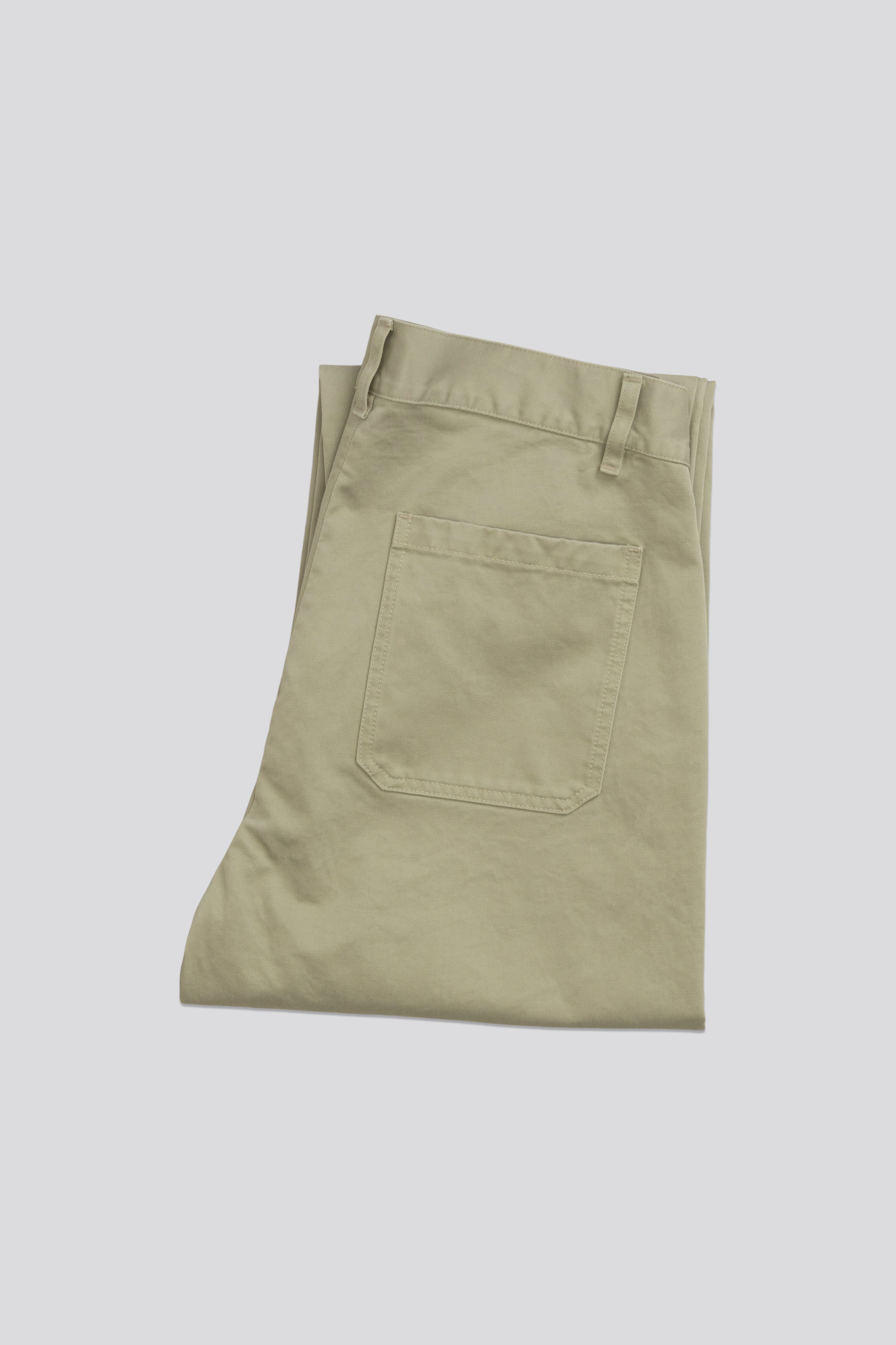 Beige Heavy Twill Chino Archive | Straight Cut | Organic Cotton | Asket
