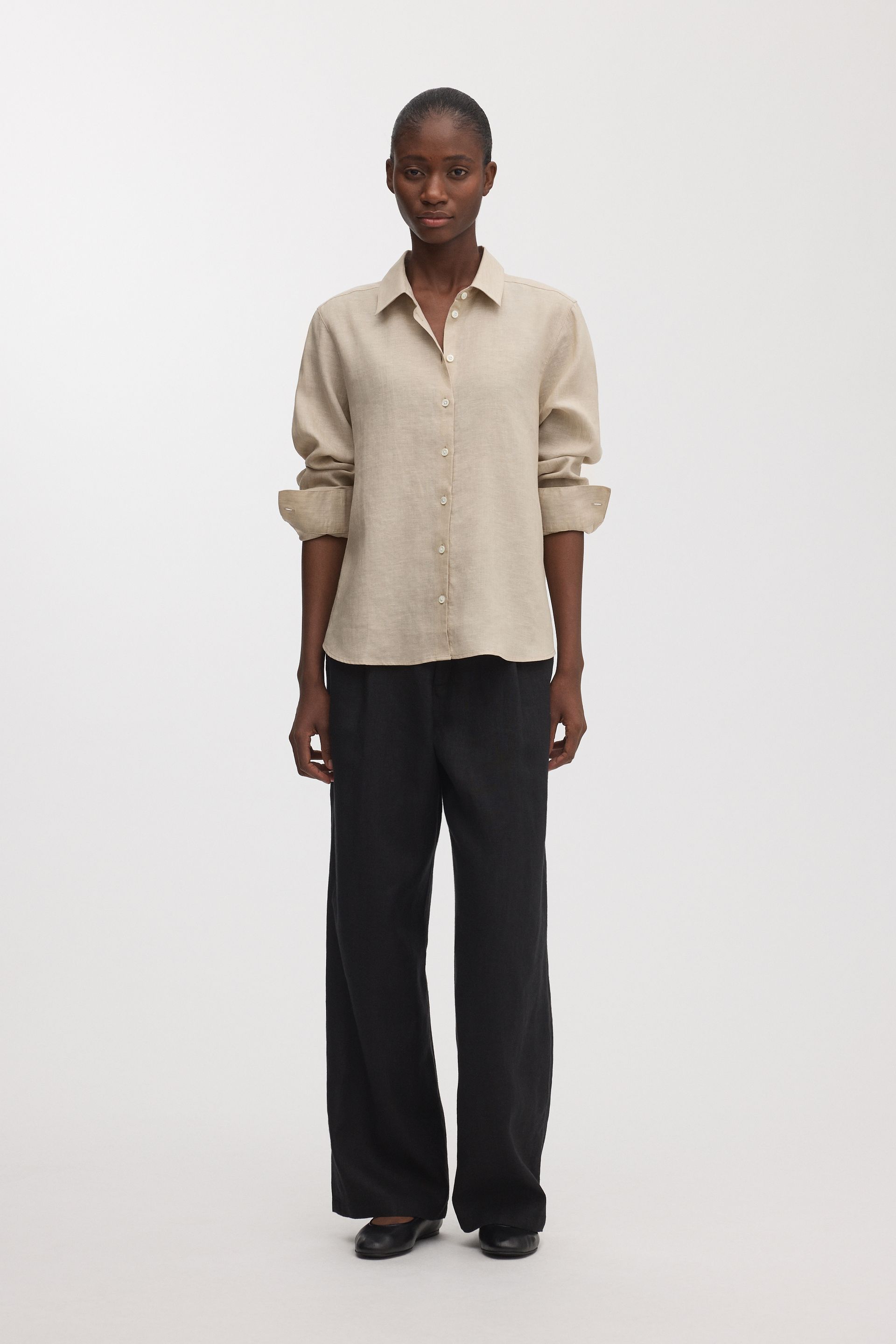 Sand Linen Shirt | 100% Belgian Linen | Asket