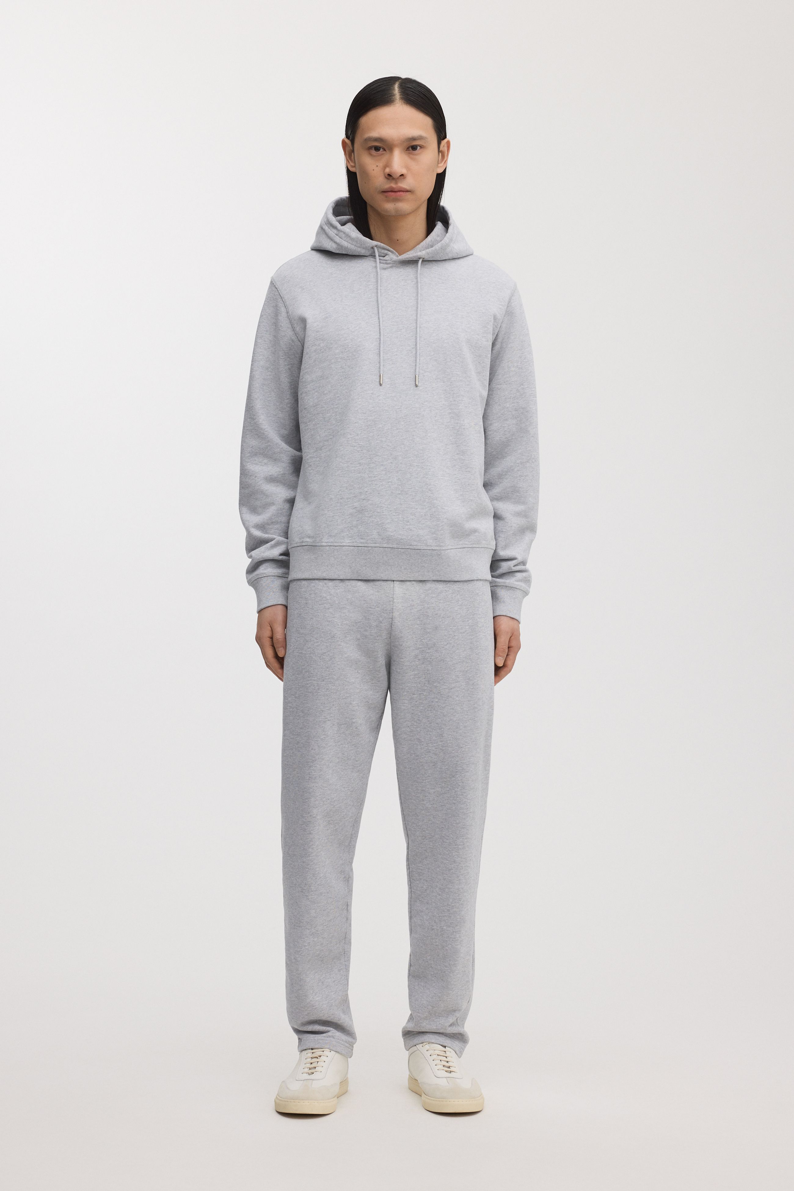 Grey Melange Sweatpants | 100% Organic Cotton | Asket