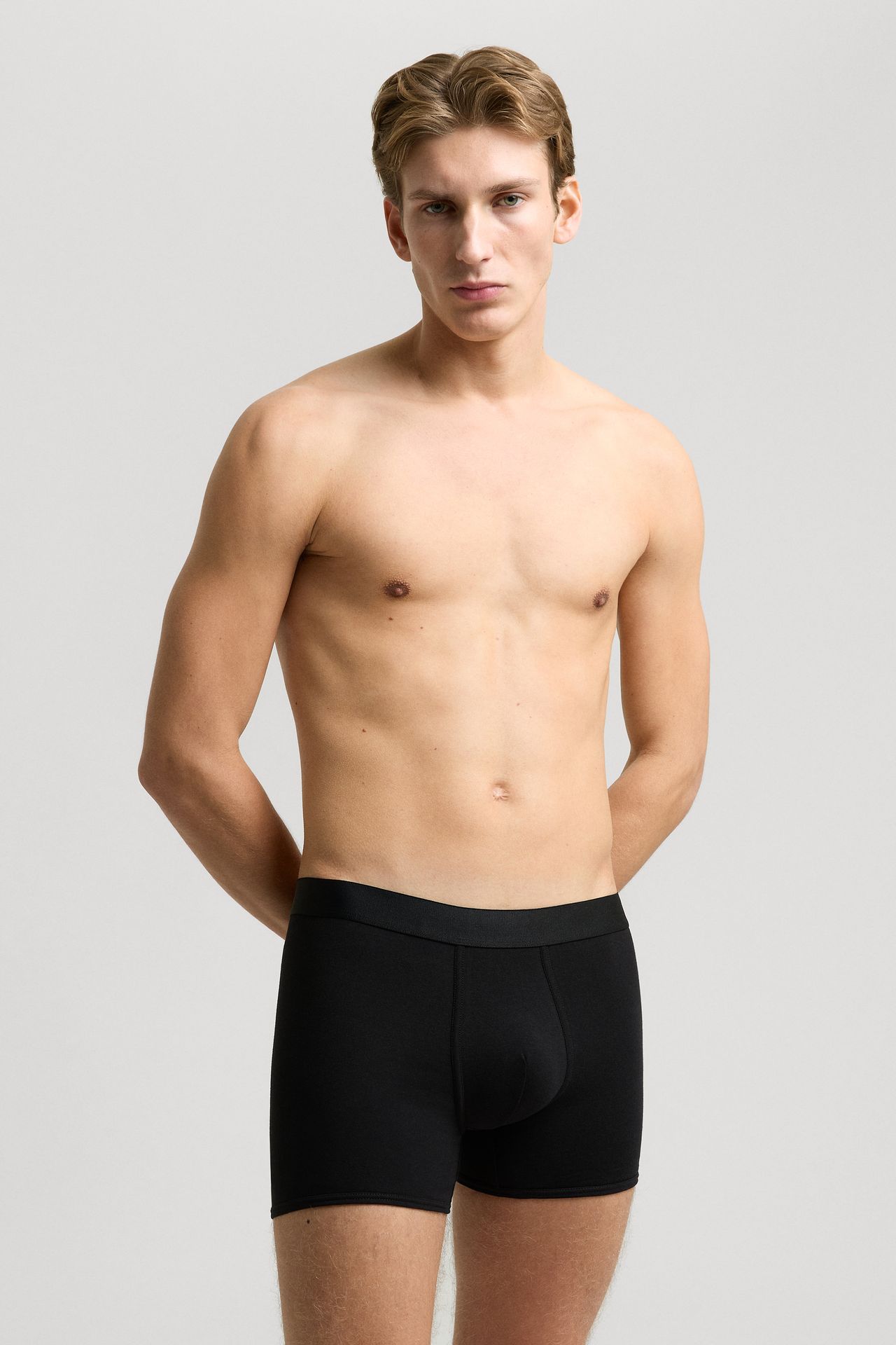 Black Boxer Brief | Soft Organic Cotton Stretch | Asket