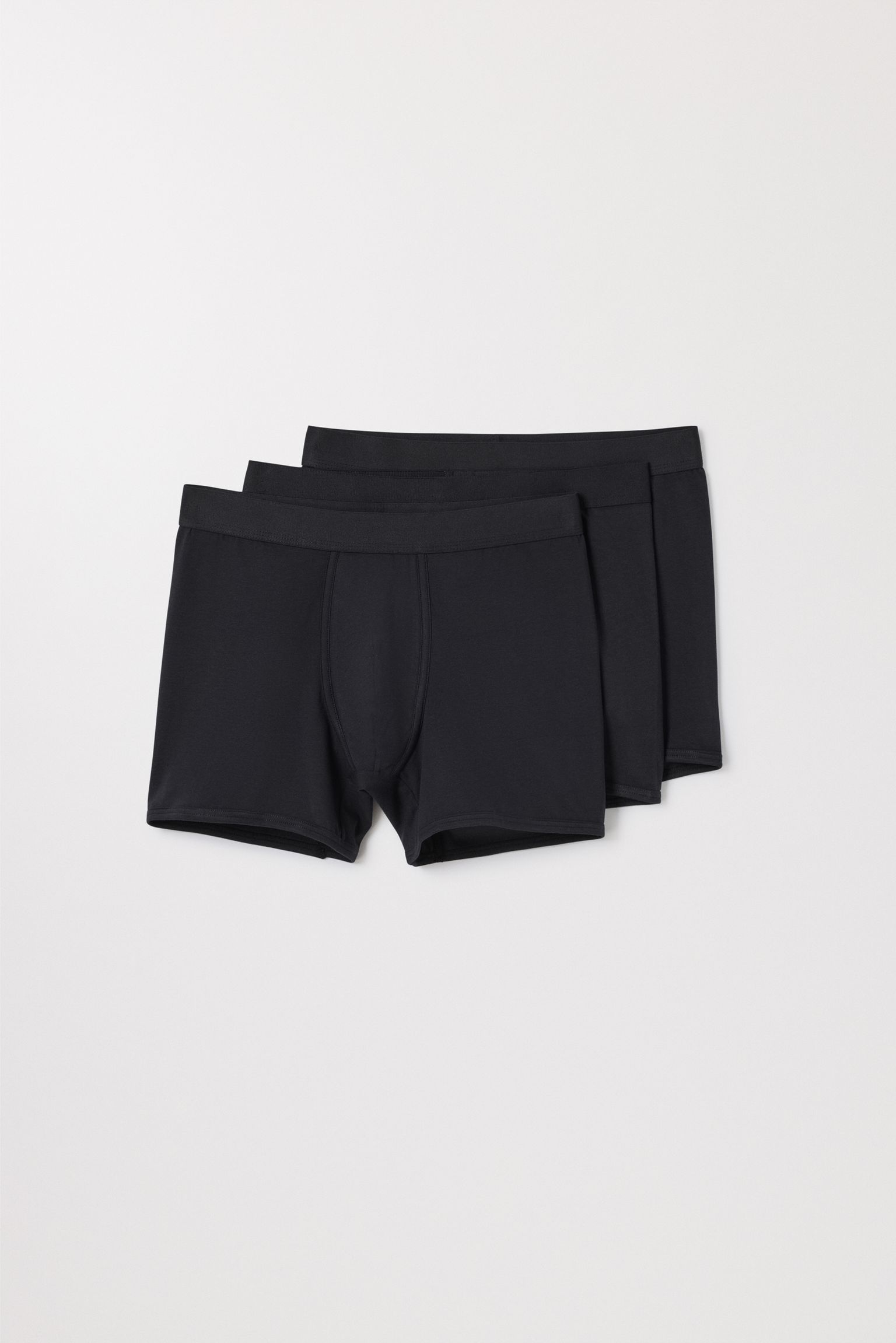 Black Boxer Brief 3-Pack | Organic Cotton Stretch | Asket