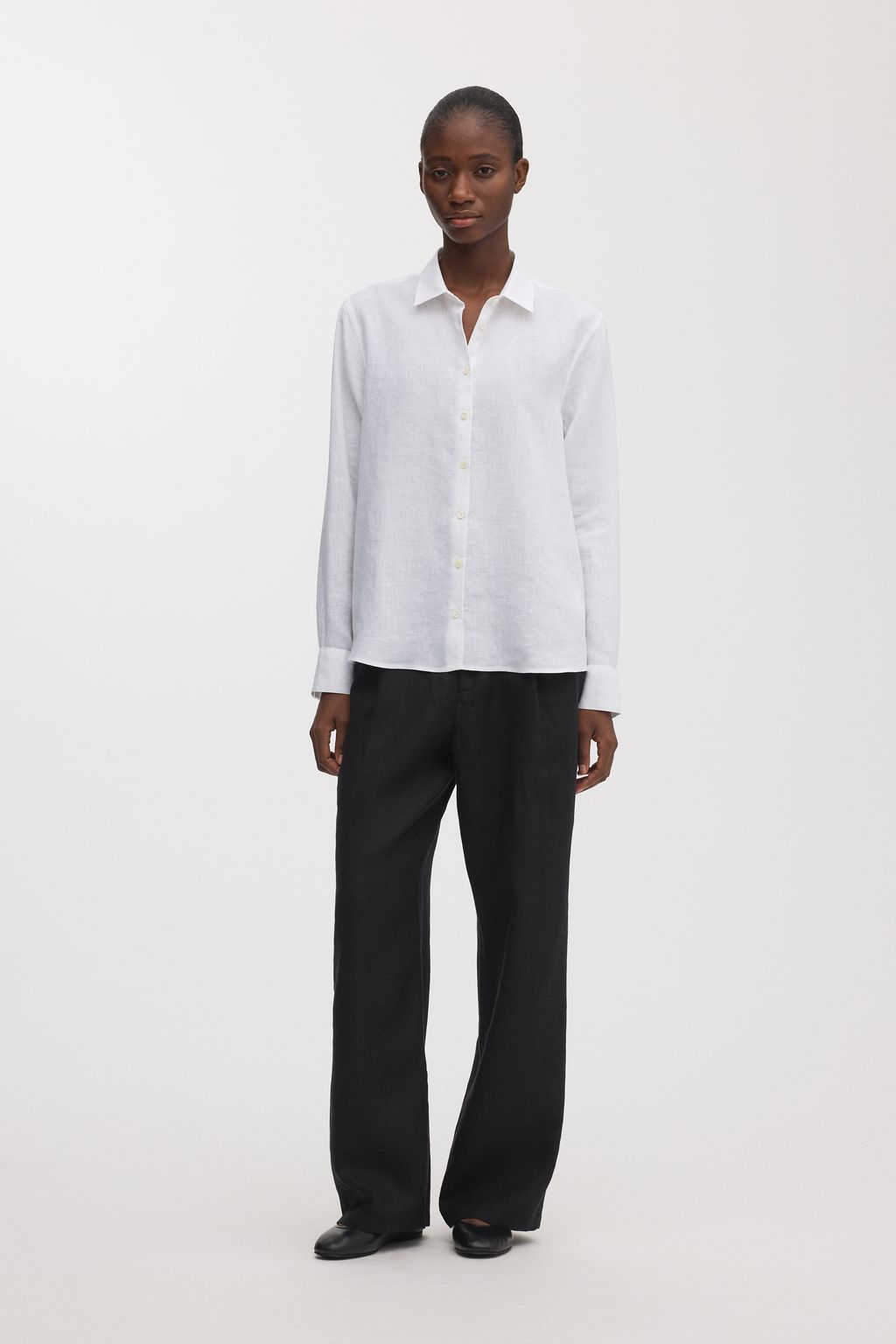 White Linen Shirt | 100% Belgian Linen | Asket
