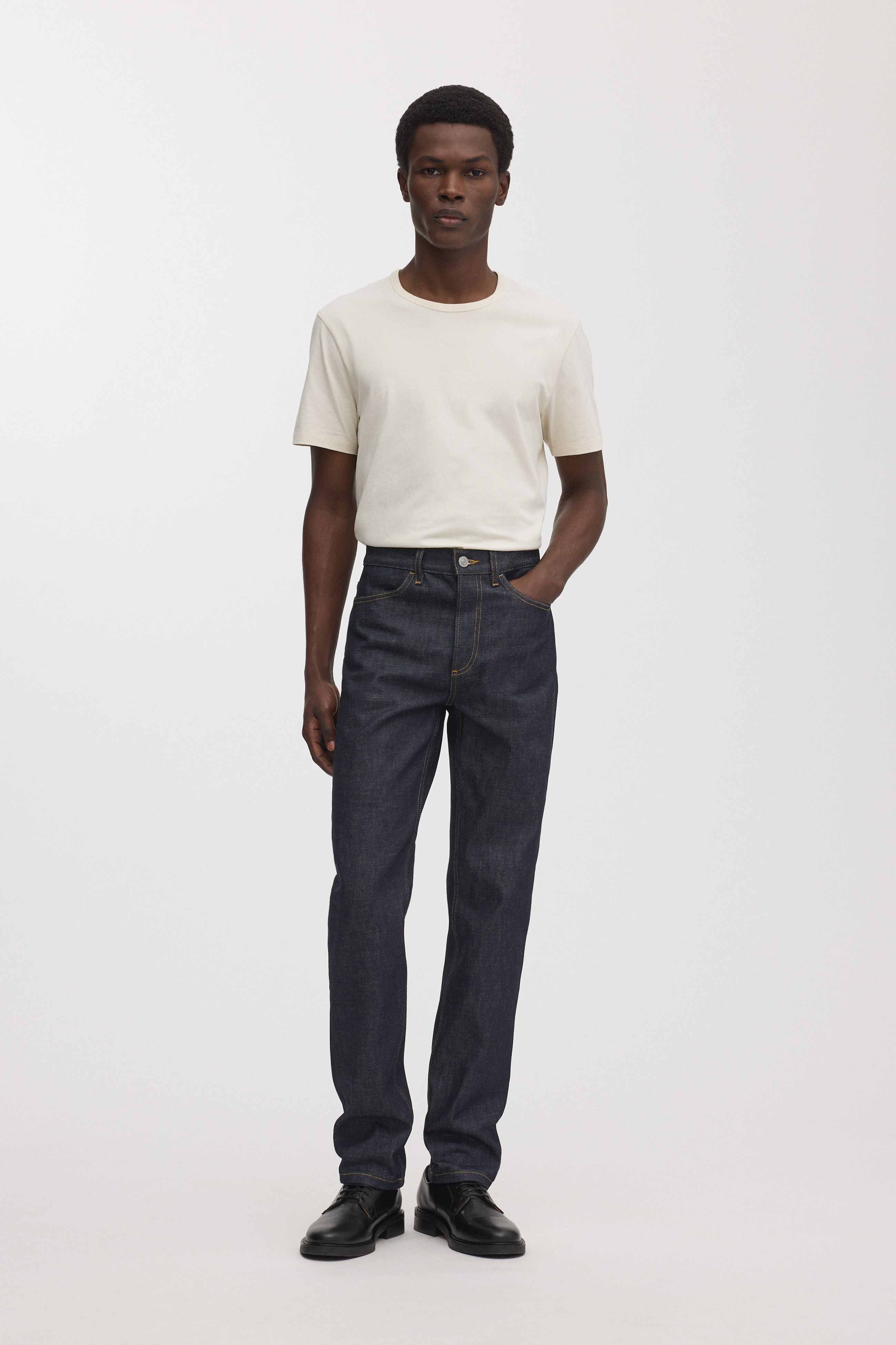 Raw Denim Regular Jeans | Organic Cotton Denim | Asket