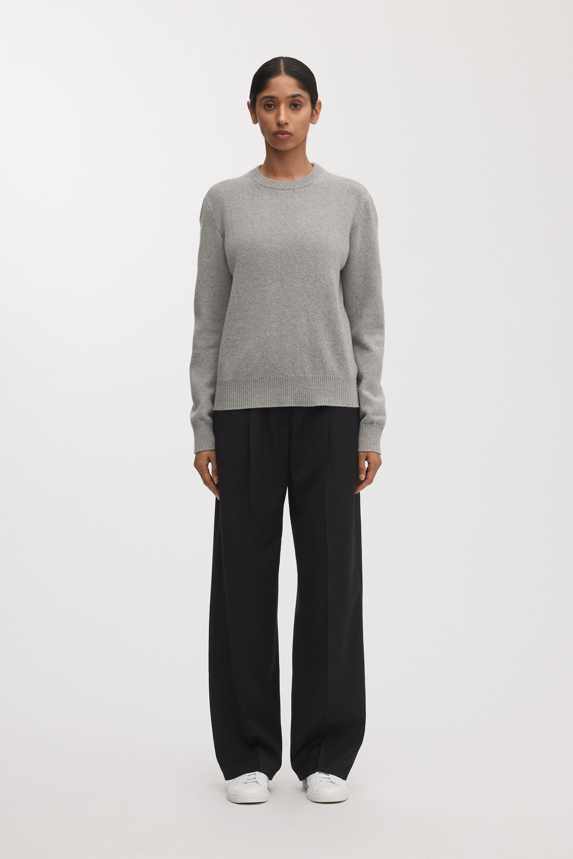 Light Grey Cashmere Sweater | Italian Recycled Cashmere | Asket