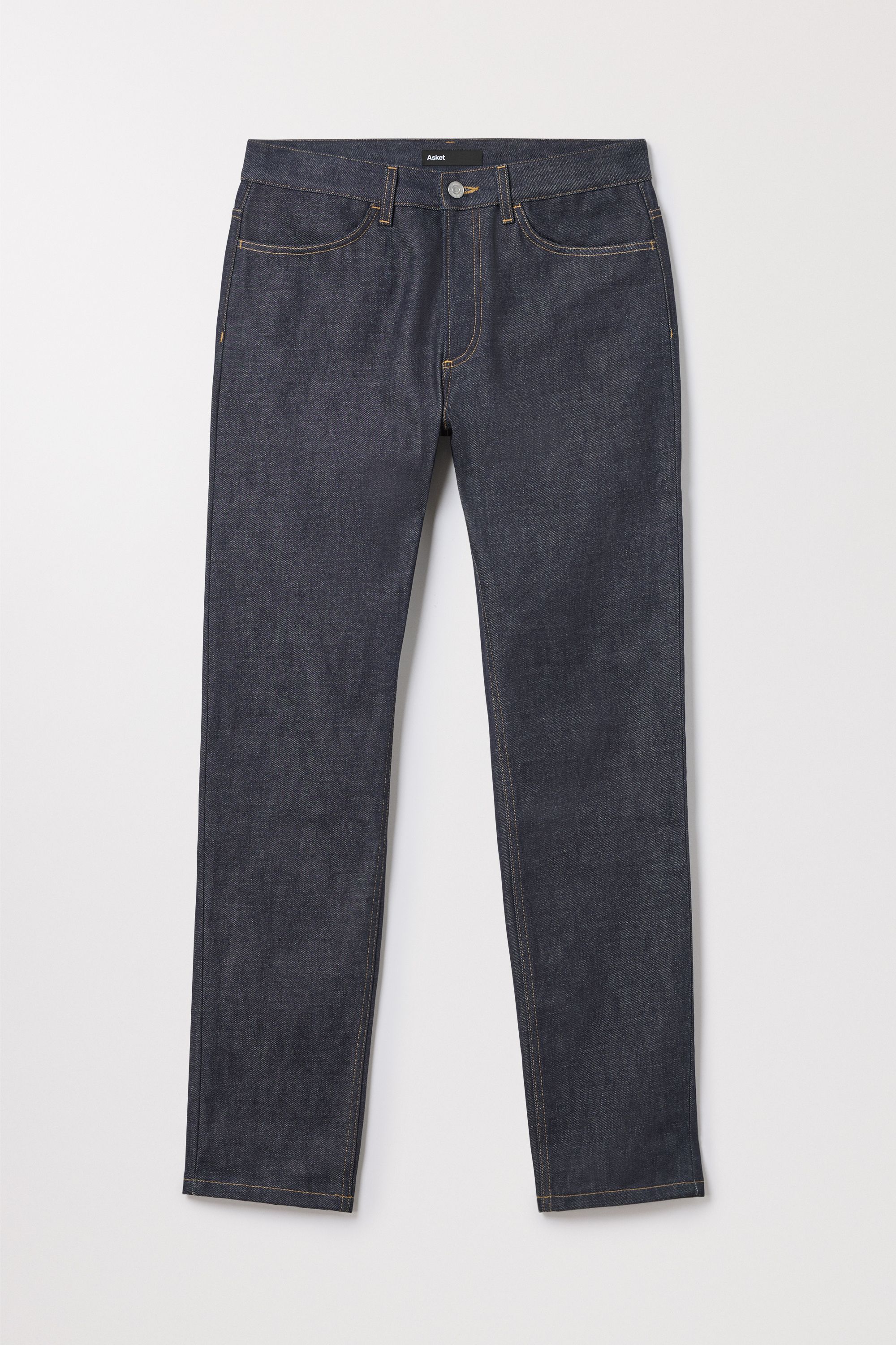Raw Denim Slim Jeans | Organic Cotton Denim | Asket